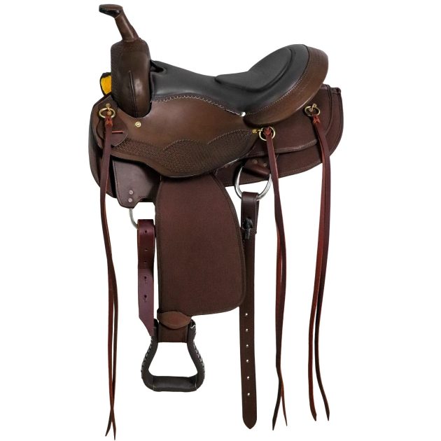 Western Horse Barrel Saddle Leather Tack Set - Sazaar Tack